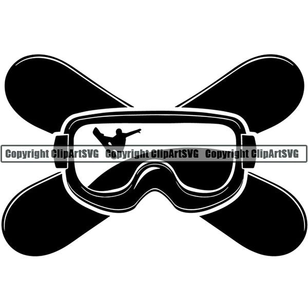 Sports Snowboarding Snowboard Skiing Ski Logo ClipArt SVG – ClipArt SVG