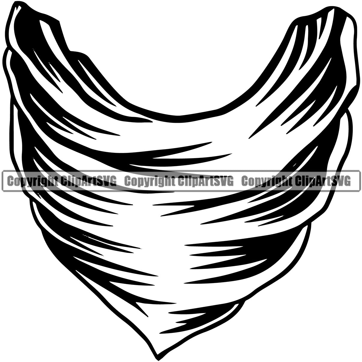 Cowboy Western Texas Vintage American Country Rodeo Cowboy Vector Scarf ...