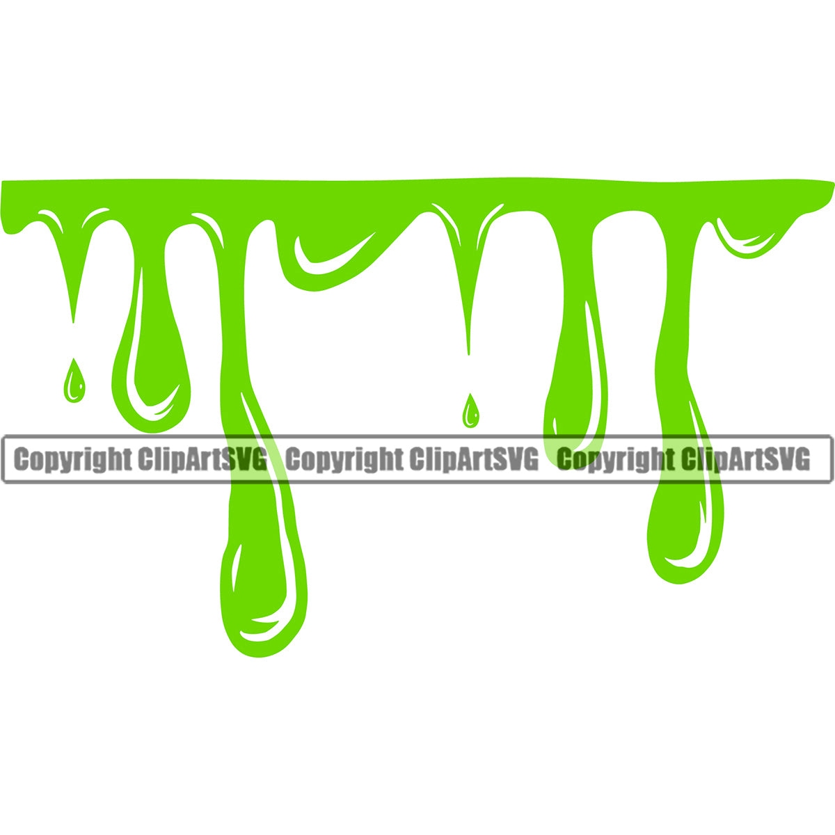 Slime Green Color Drop Dropping Drip Dripping Goo Toxic Slimy Wet ...