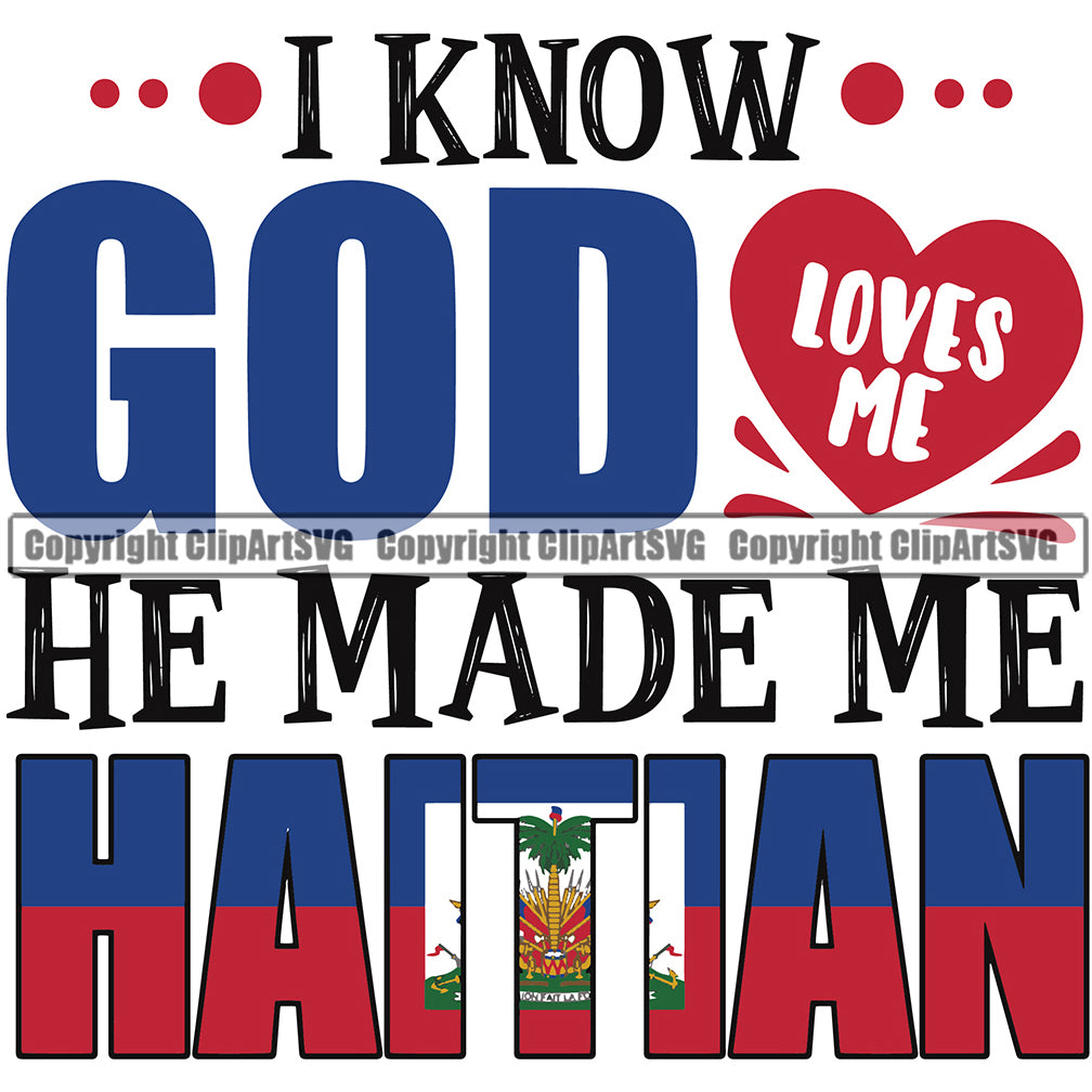 Haitian Pride Quotes Independence Day In Haiti Stock Illustration