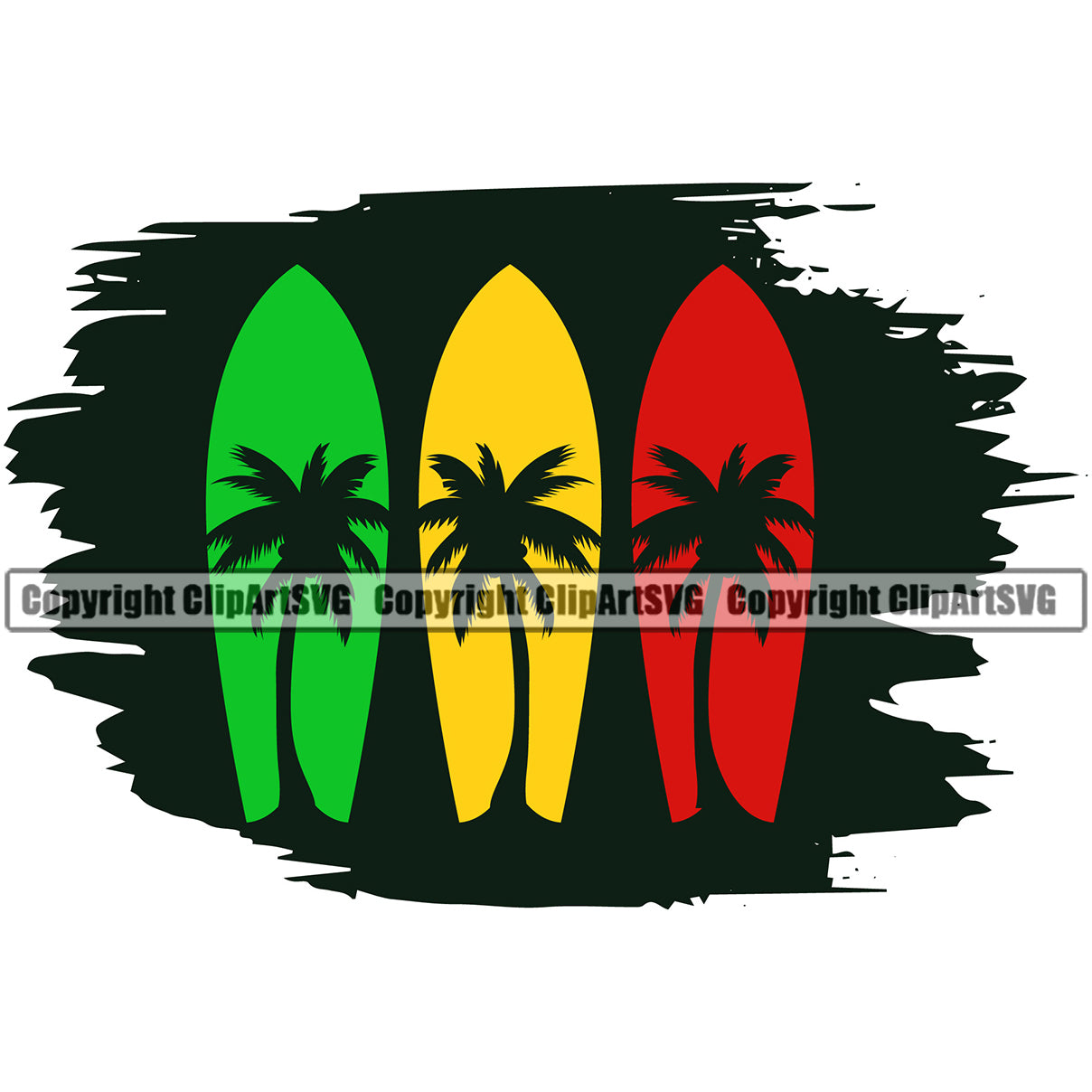 Sports Surfing Color Boat Beach Summer Surf Ocean Vector Tropical Wave ...