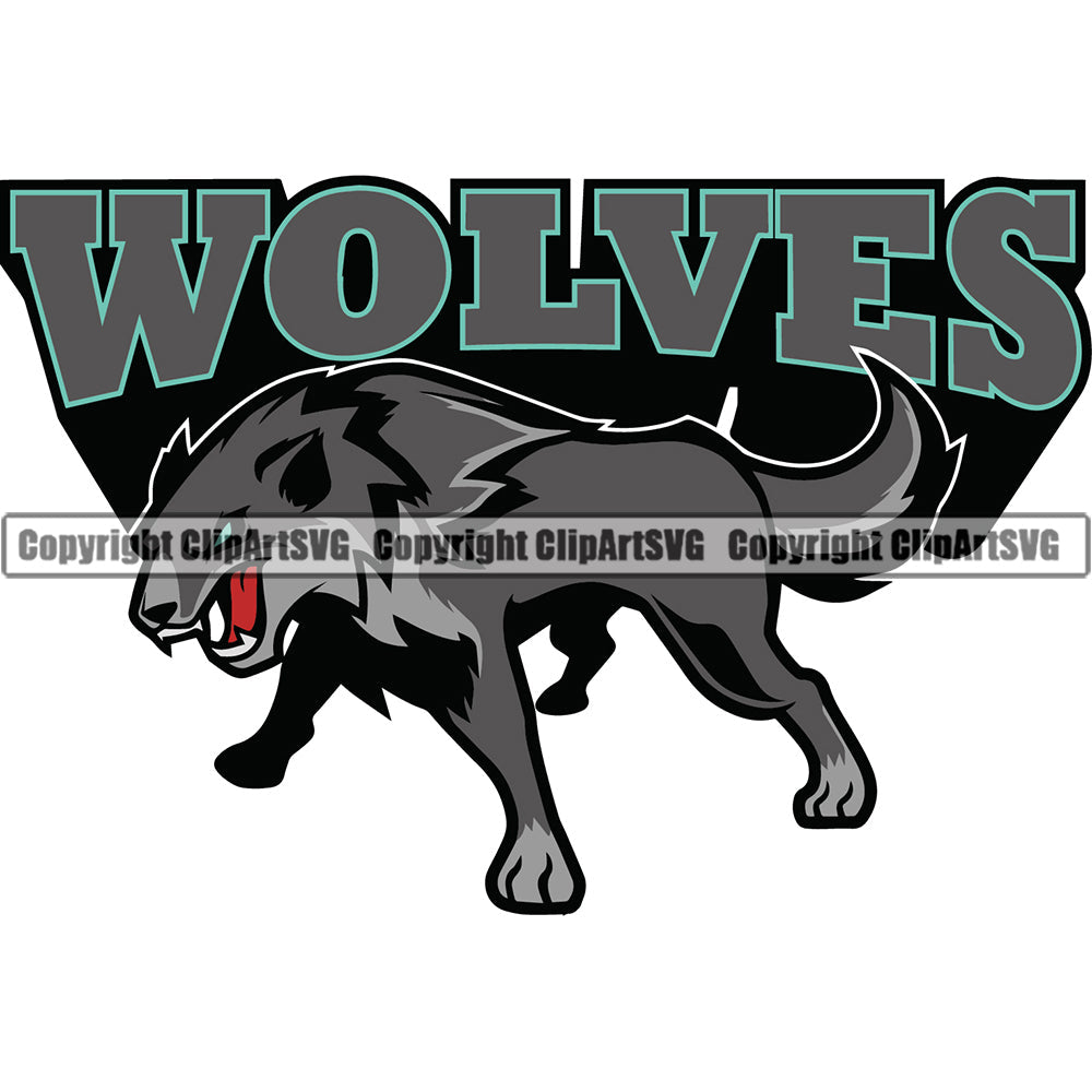white wolf team logo