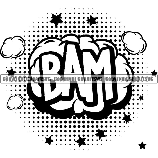 Design Element Callout Speech Bubble Comic Book ClipArt SVG – ClipArt SVG