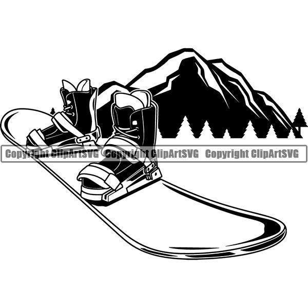 Sports Snowboarding Snowboard Skiing Ski Logo ClipArt SVG – ClipArt SVG