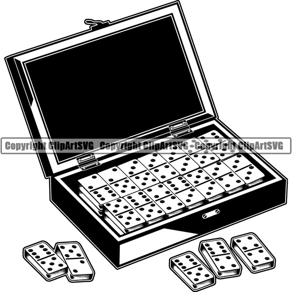 Dominoes – ClipArt SVG