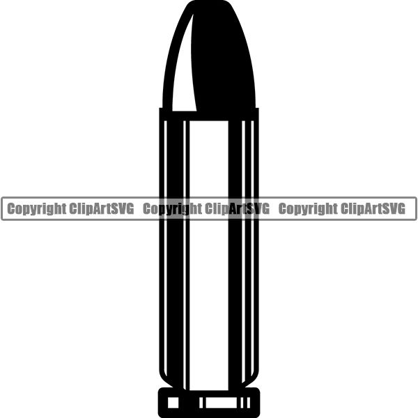 Military Weapon Gun Bullet ClipArt SVG – ClipArt SVG