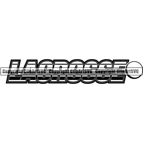 Sports Game Lacrosse Text ClipArt SVG – ClipArt SVG