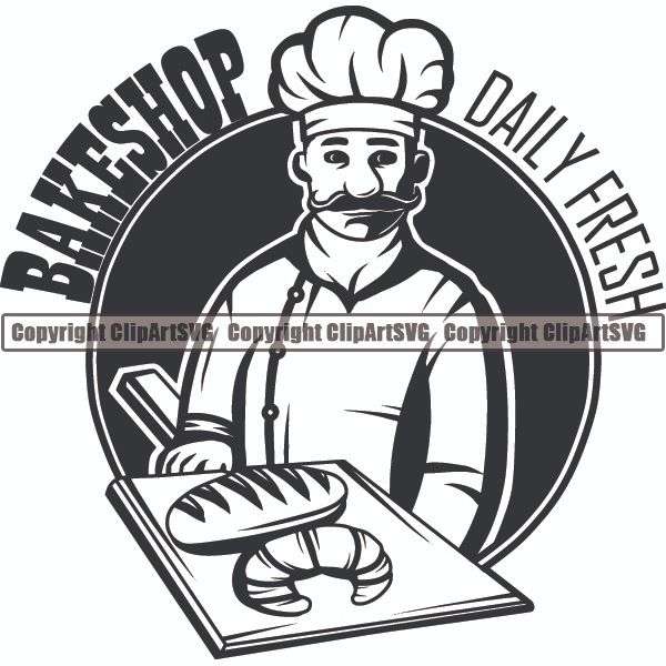Cooking Baking Chef Cook Bake Baker Logo ClipArt SVG – ClipArt SVG