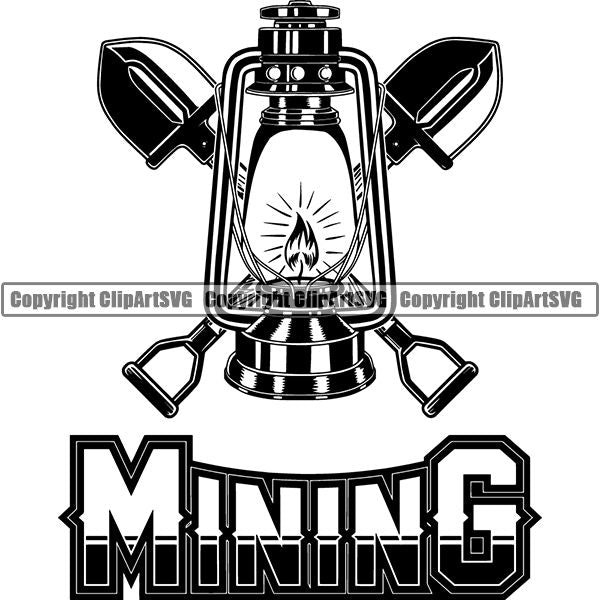 Mining Mine Miner Logo ClipArt SVG – ClipArt SVG