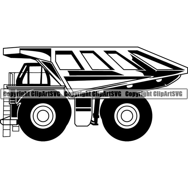 Mining Mine Miner Truck ClipArt SVG – ClipArt SVG