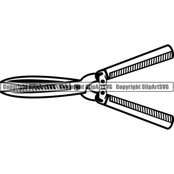 Hobby Gardening Hedge Trimmer ClipArt SVG – ClipArt SVG