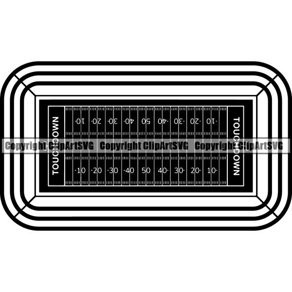 Sports Game Football Stadium ClipArt SVG – ClipArt SVG
