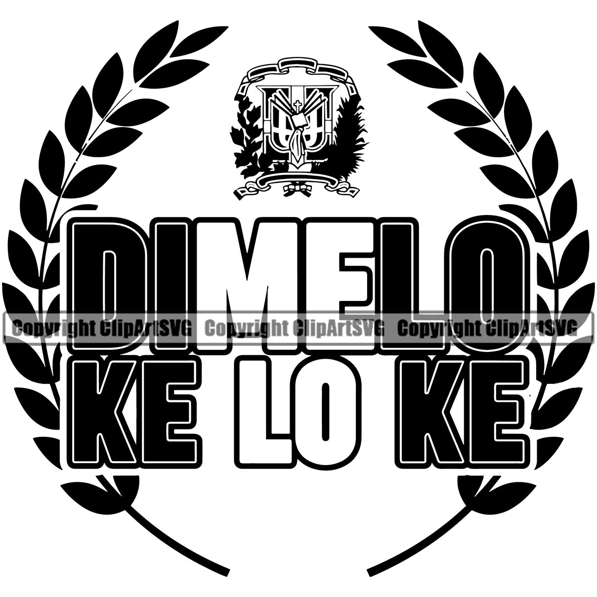 Country Map Nation Flag Dimelo Ke Lo Ke Text Dominican Republic Latin ...