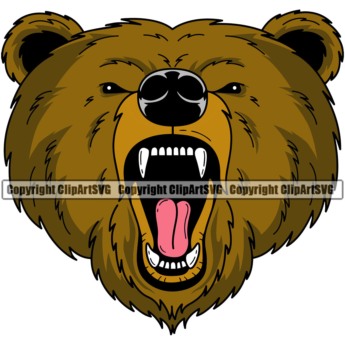 Ferocious Bear Clipart