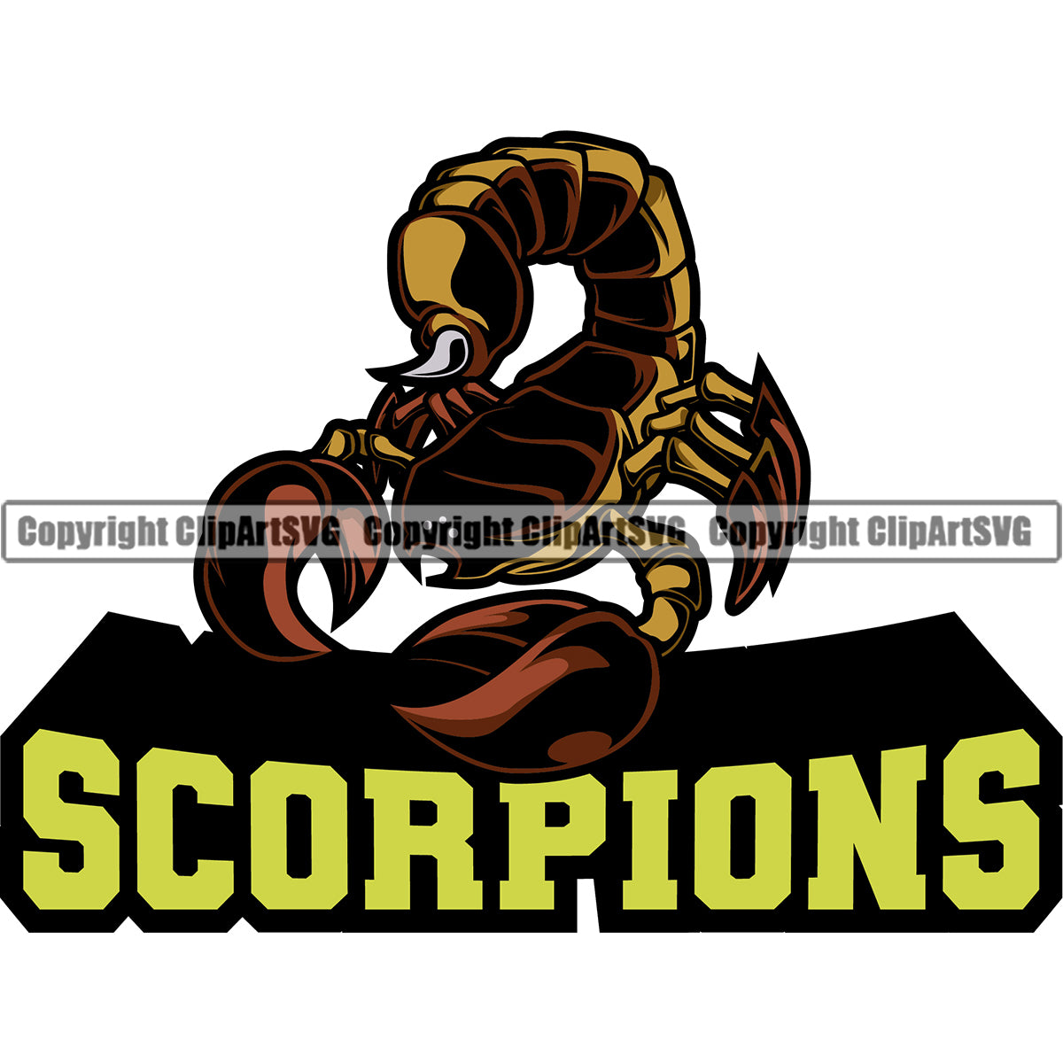 Scorpion Pet Insect Zodiac Horoscope Mascot School Team Wild Animal ...