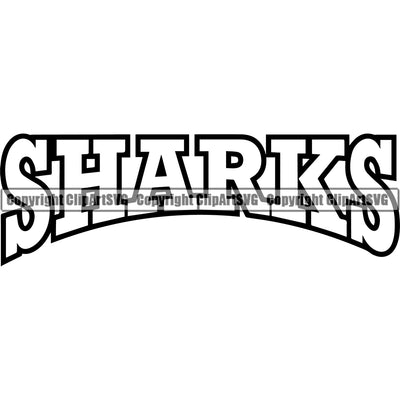 Sharks – ClipArt SVG