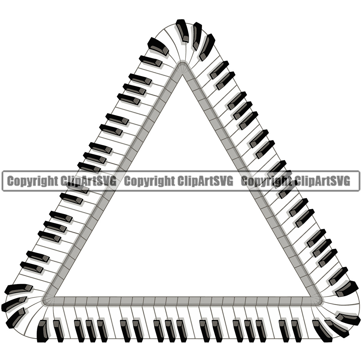 Music Note Piano Key Border Outline Background Music Piano Keys ...