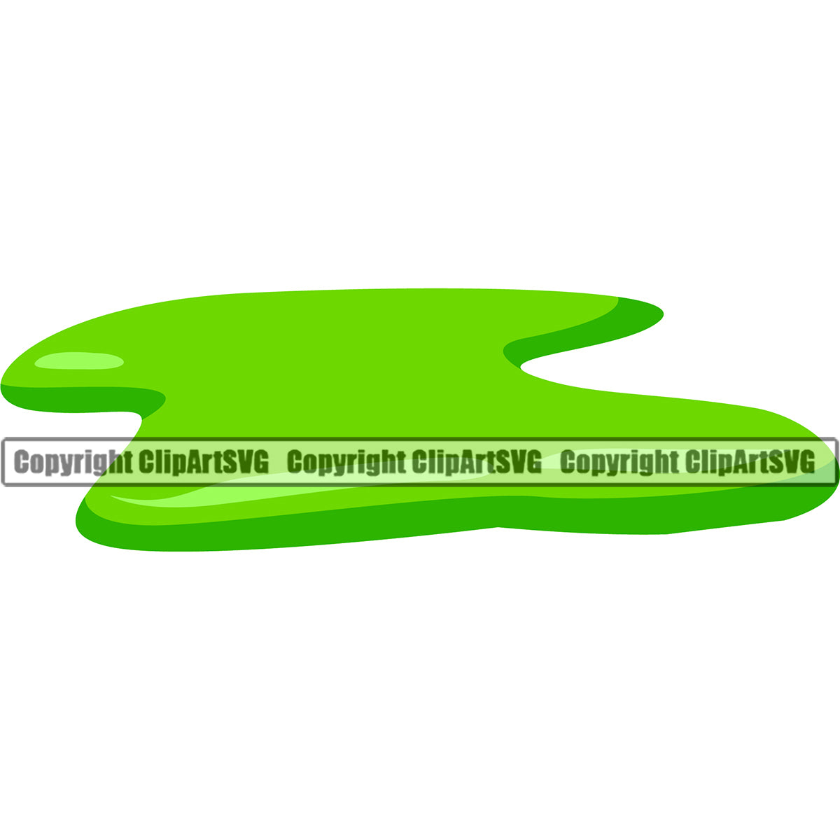 Puddle Design Green Slime Element Goo Toxic Slimy Wet Liquid Splash ...