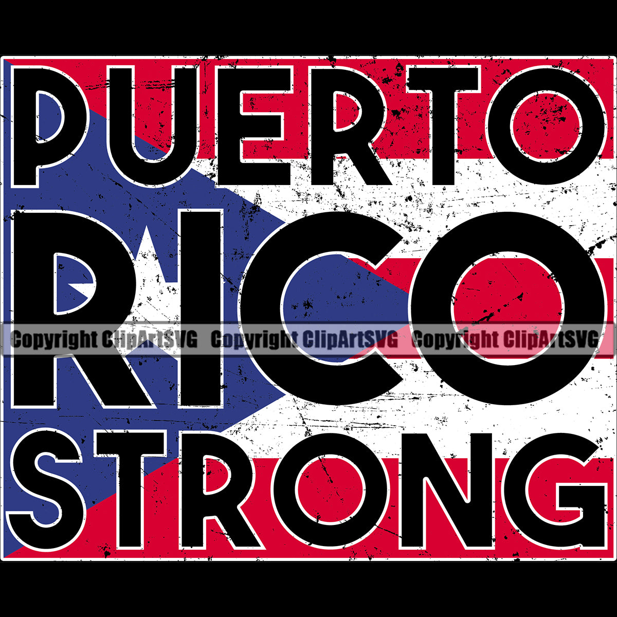 Country Map Nation National Puerto Rico Color Quote Text Design Element ...