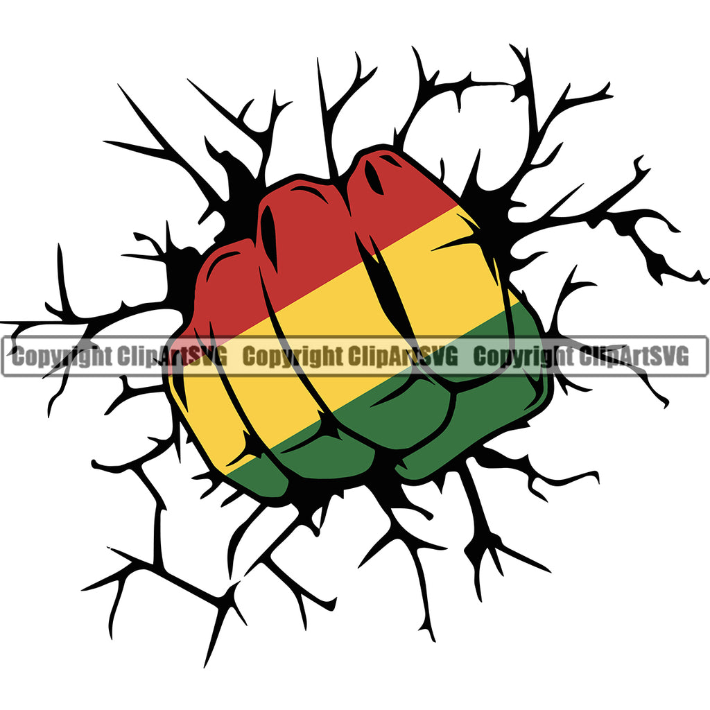 Rastafari Hand Symbolen