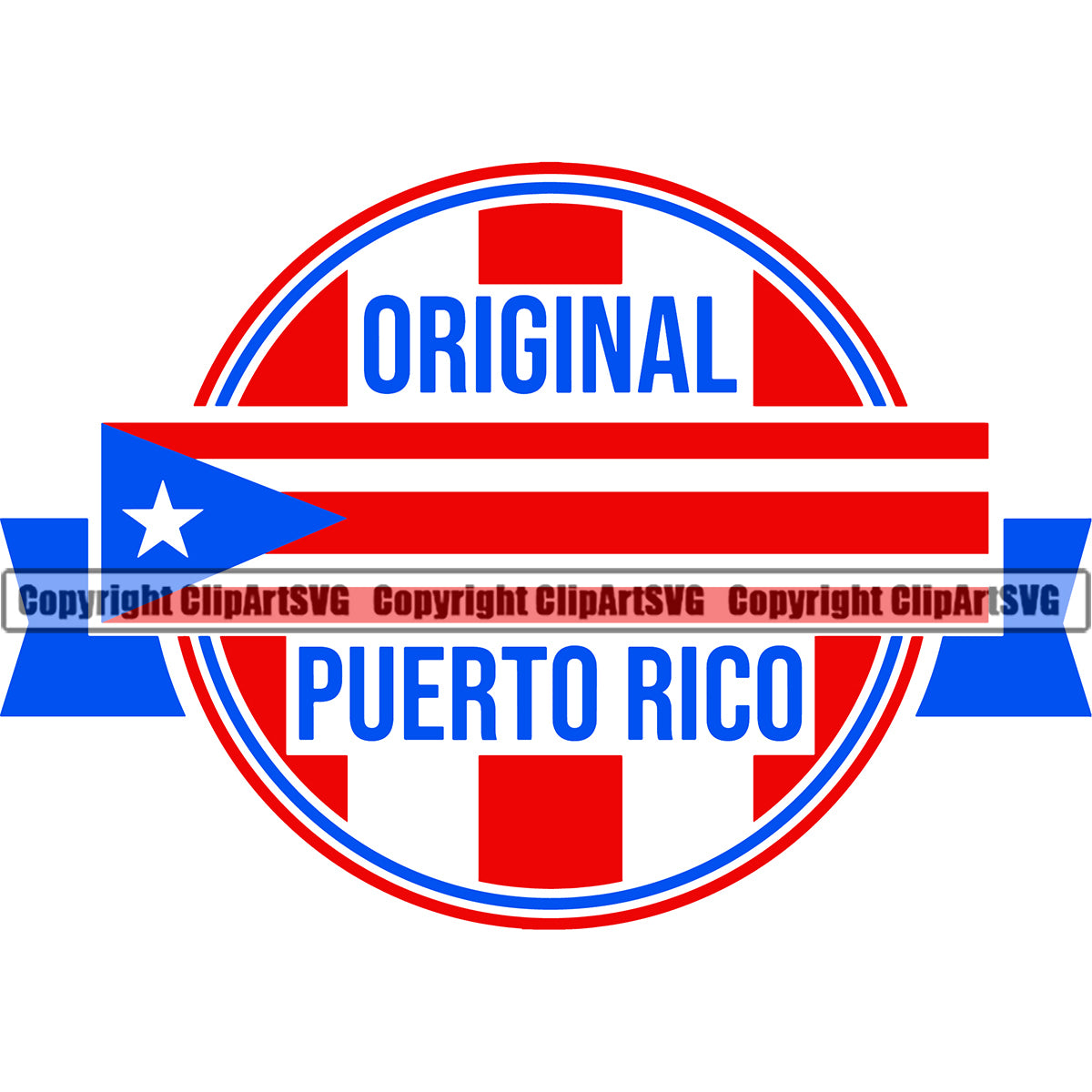 Country Map Nation National Puerto Original Puerto Rico Red Color Quote ...