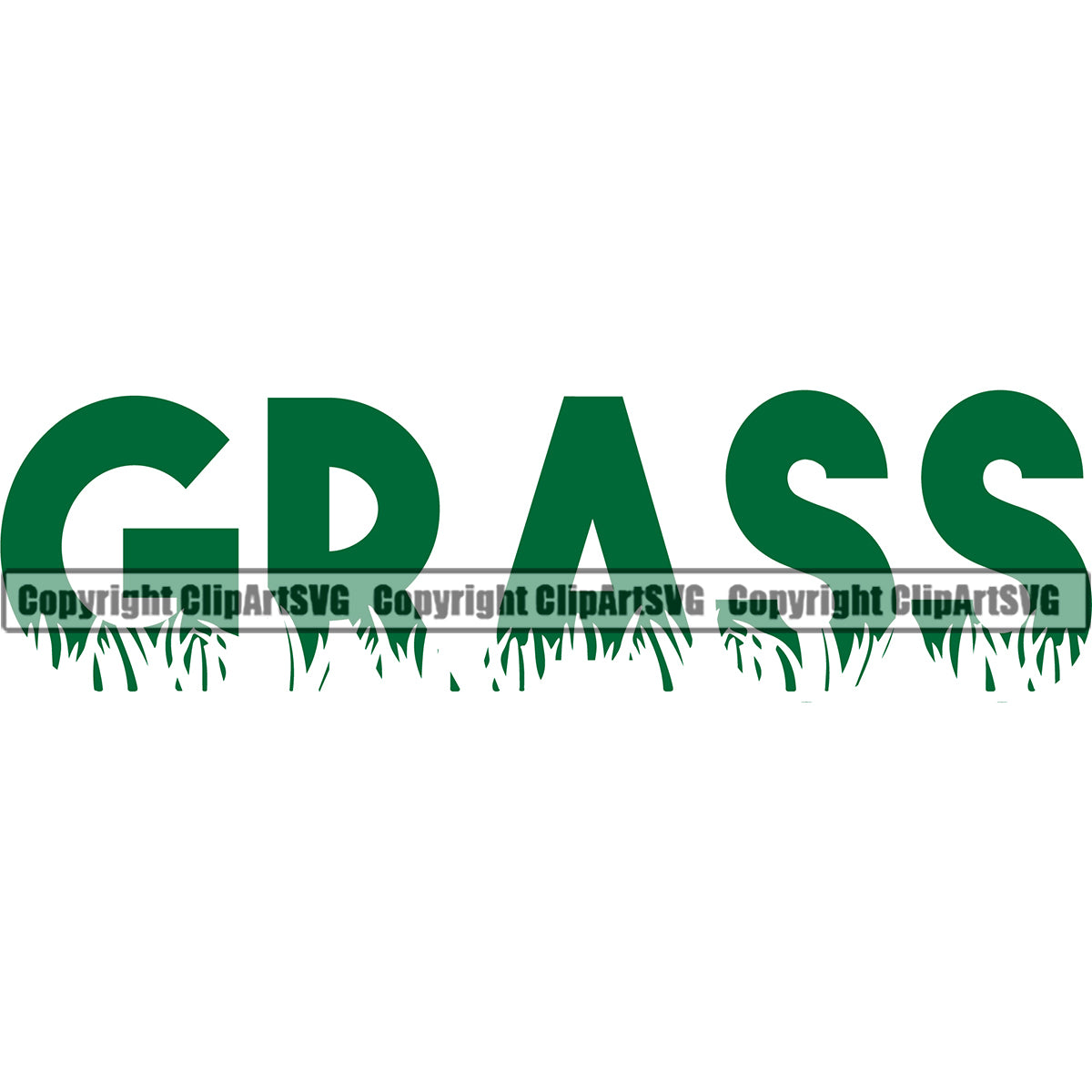 Nature Grass Green Color Vector Design Element Tree Green Landscape ...