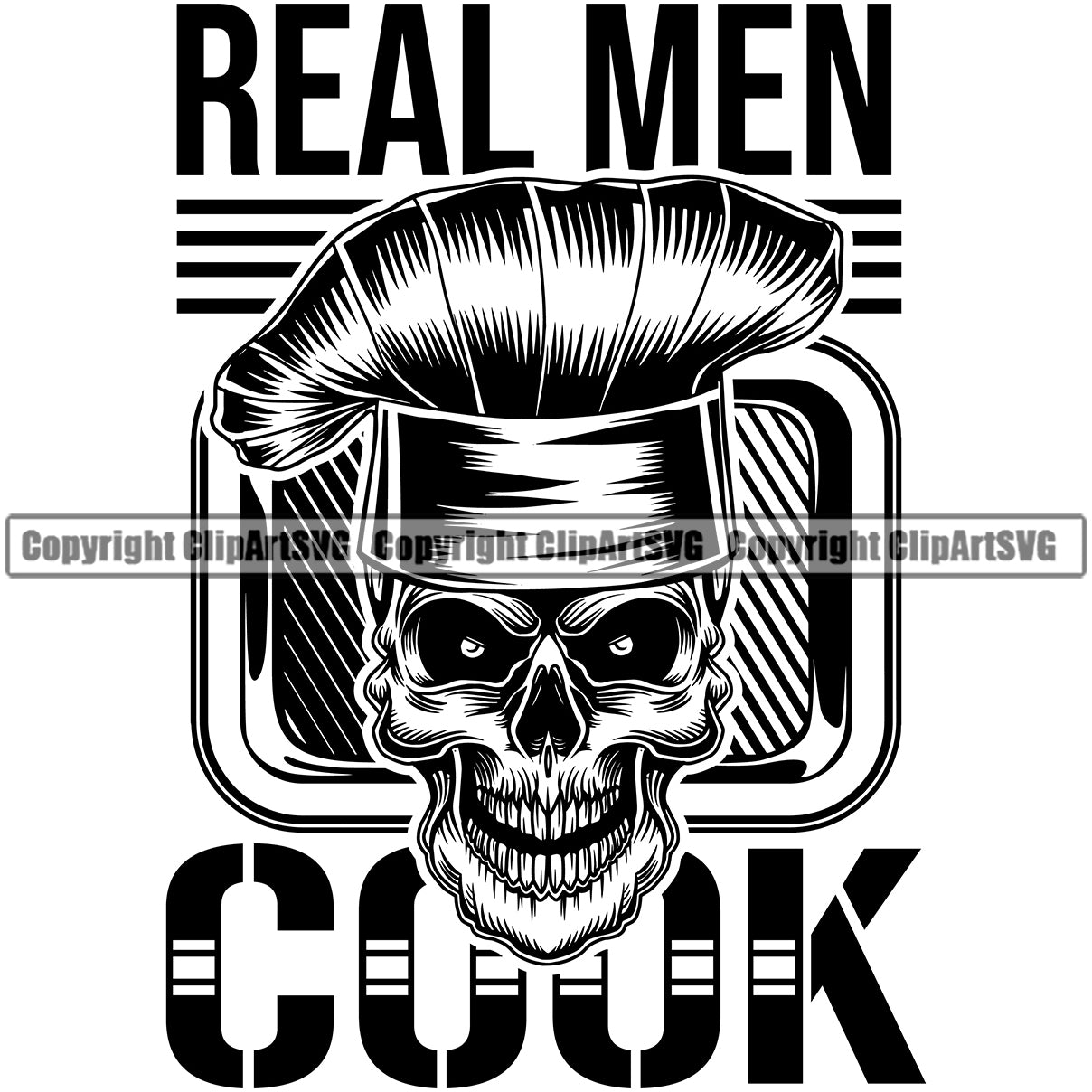 Chef Cook Cooking Cooker BBQ Barbecue Grill Food Skull Skeleton Head ...