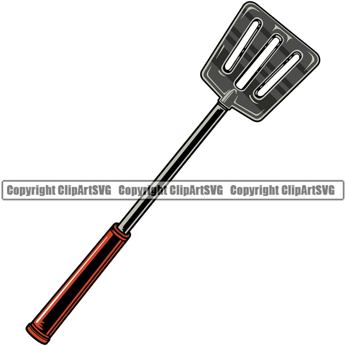 Chef Cook Cooking Cooker BBQ Barbecue Grill Food Chef Spatula Color ...