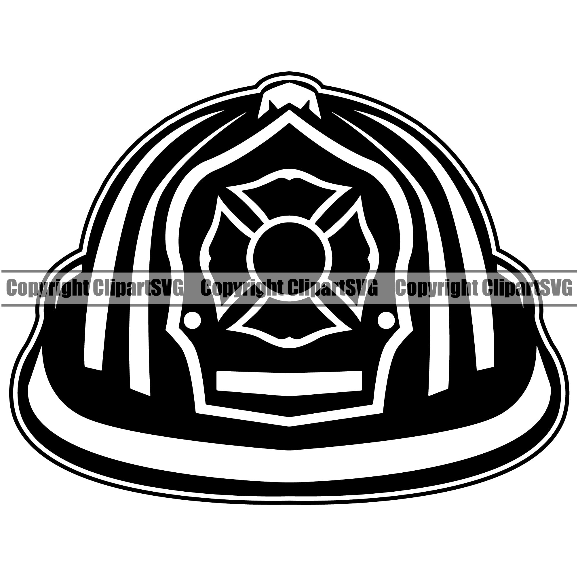 Firefighting Firefighter Fire Fighting Helmet Design Element Fireman ...