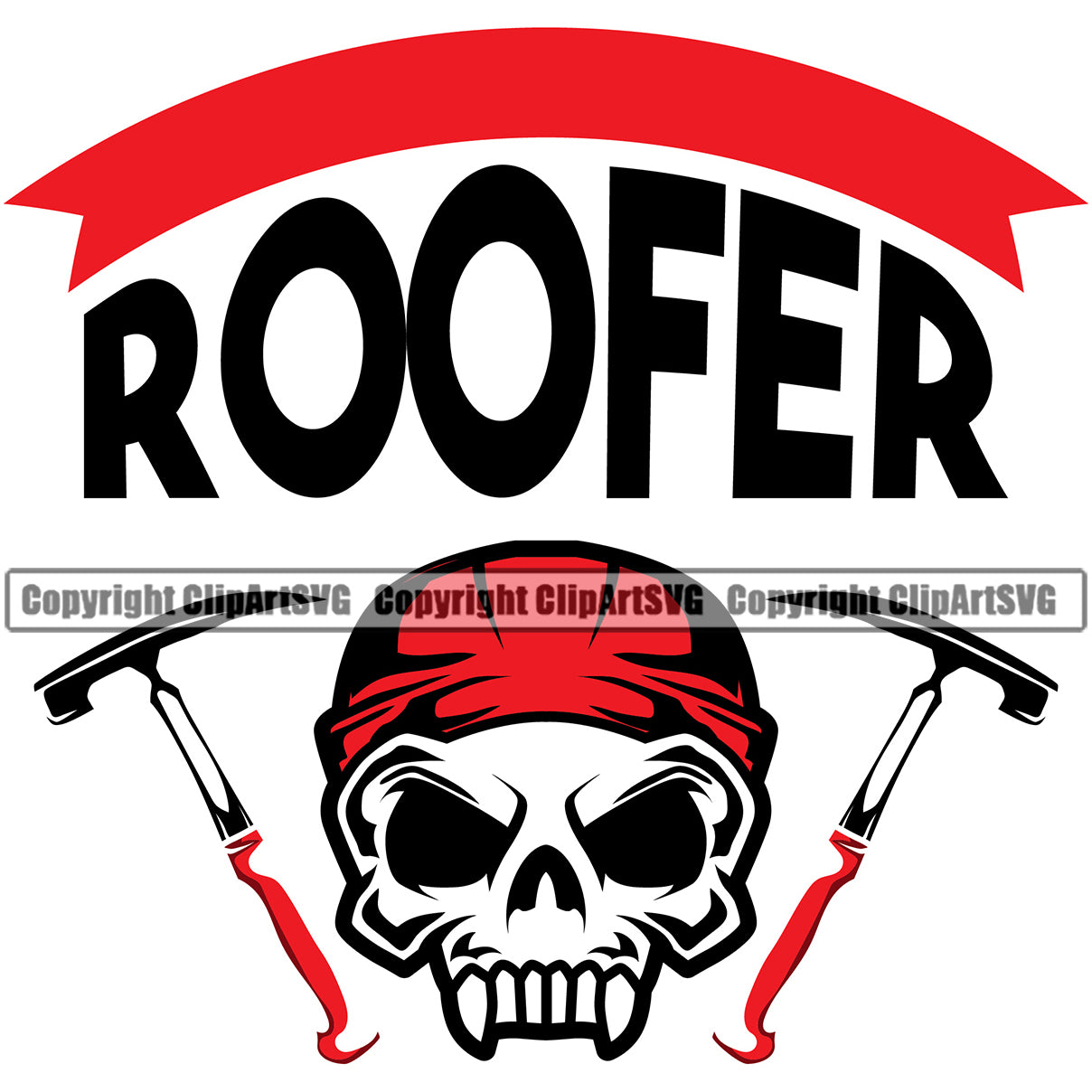 Halloween Svg Roofer Roof Roofing Skull Construction Build Builder