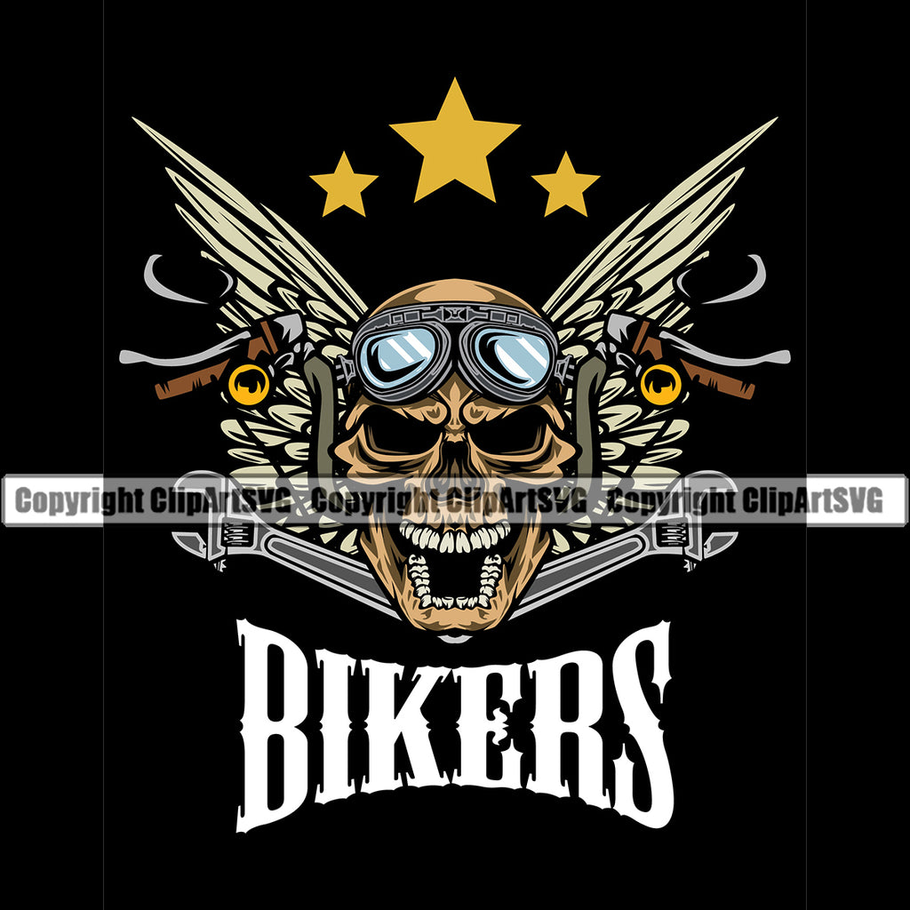 biker logo background