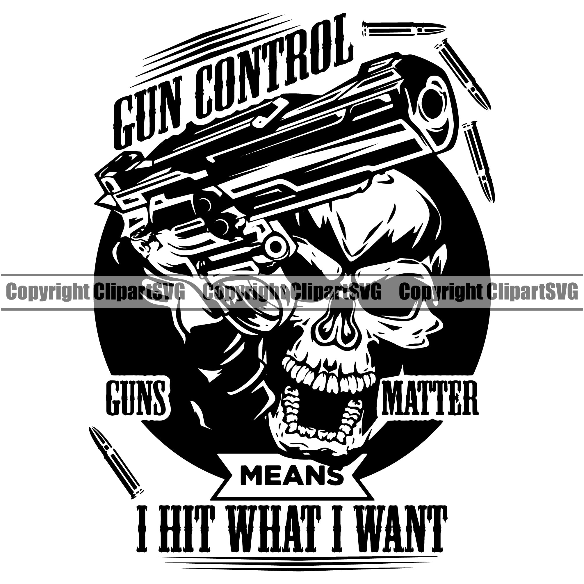 USA Flag Gun Weapon Rights United States America 2nd Amendment I Hit ...