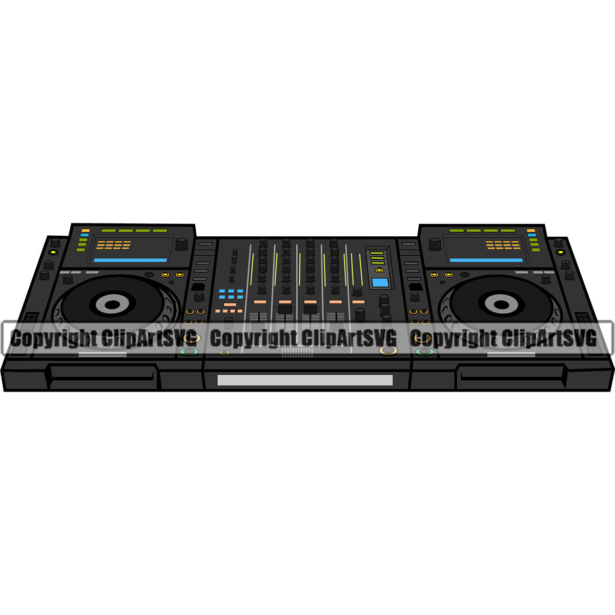 DJ Disc Jockey Music Vinyl Turntable Record Player Mixer Mixing Spin ...