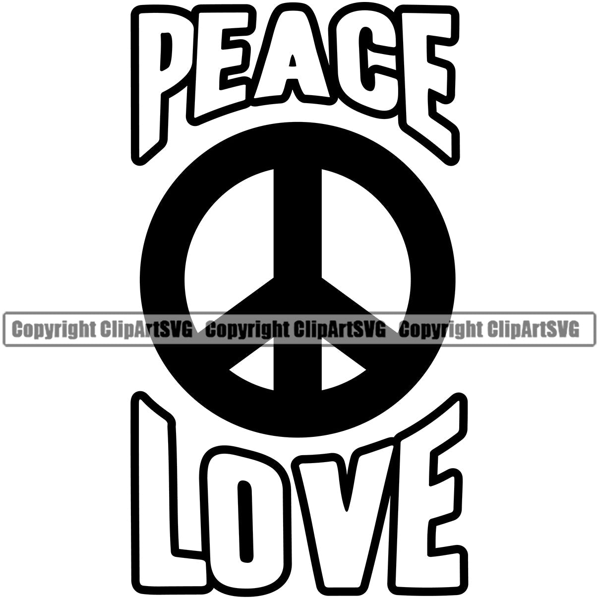 Rasta Peace Symbol Clip Art