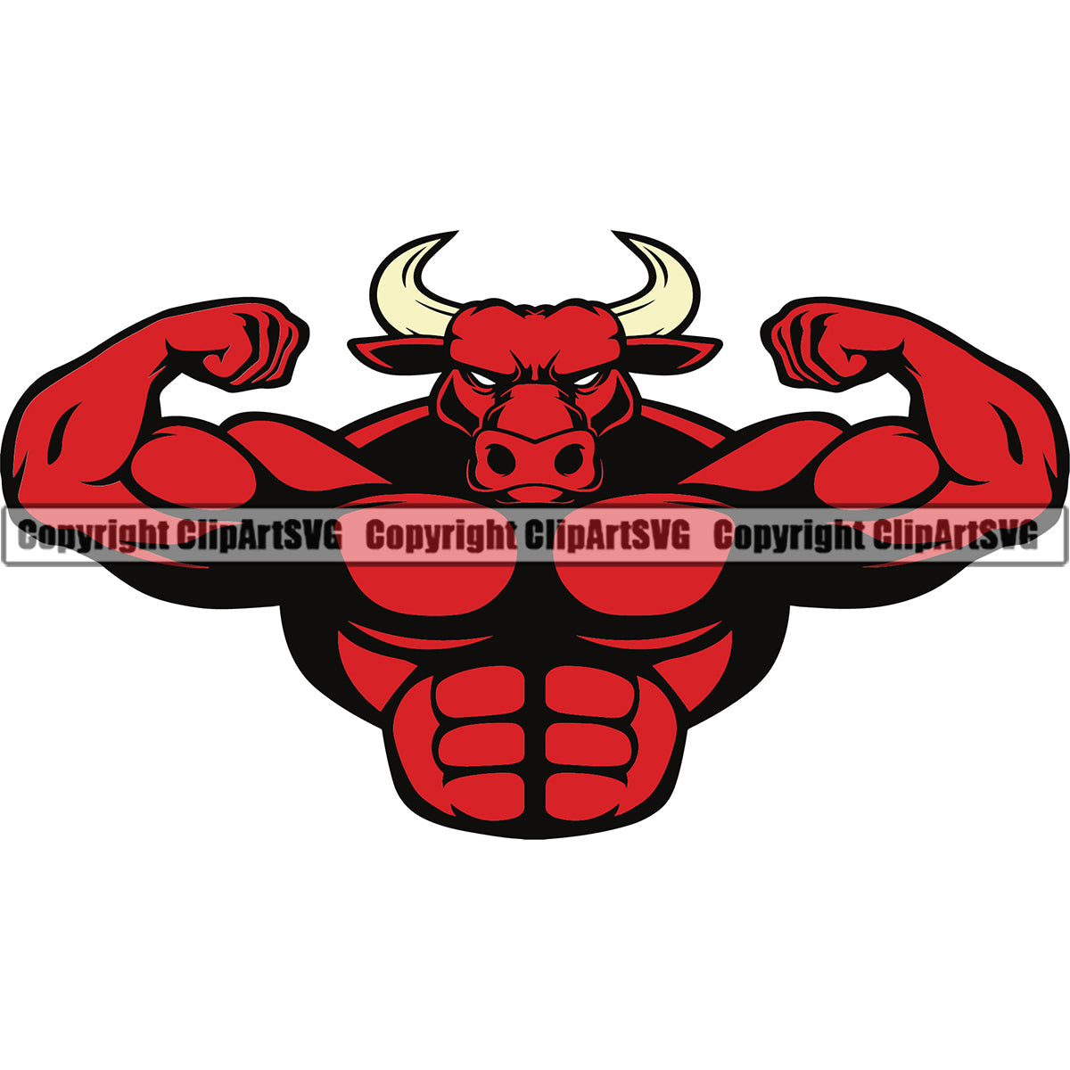 Bodybuilding Bull Bulls Athlete Bodybuilder Fitness Trainer Gym Workout ...