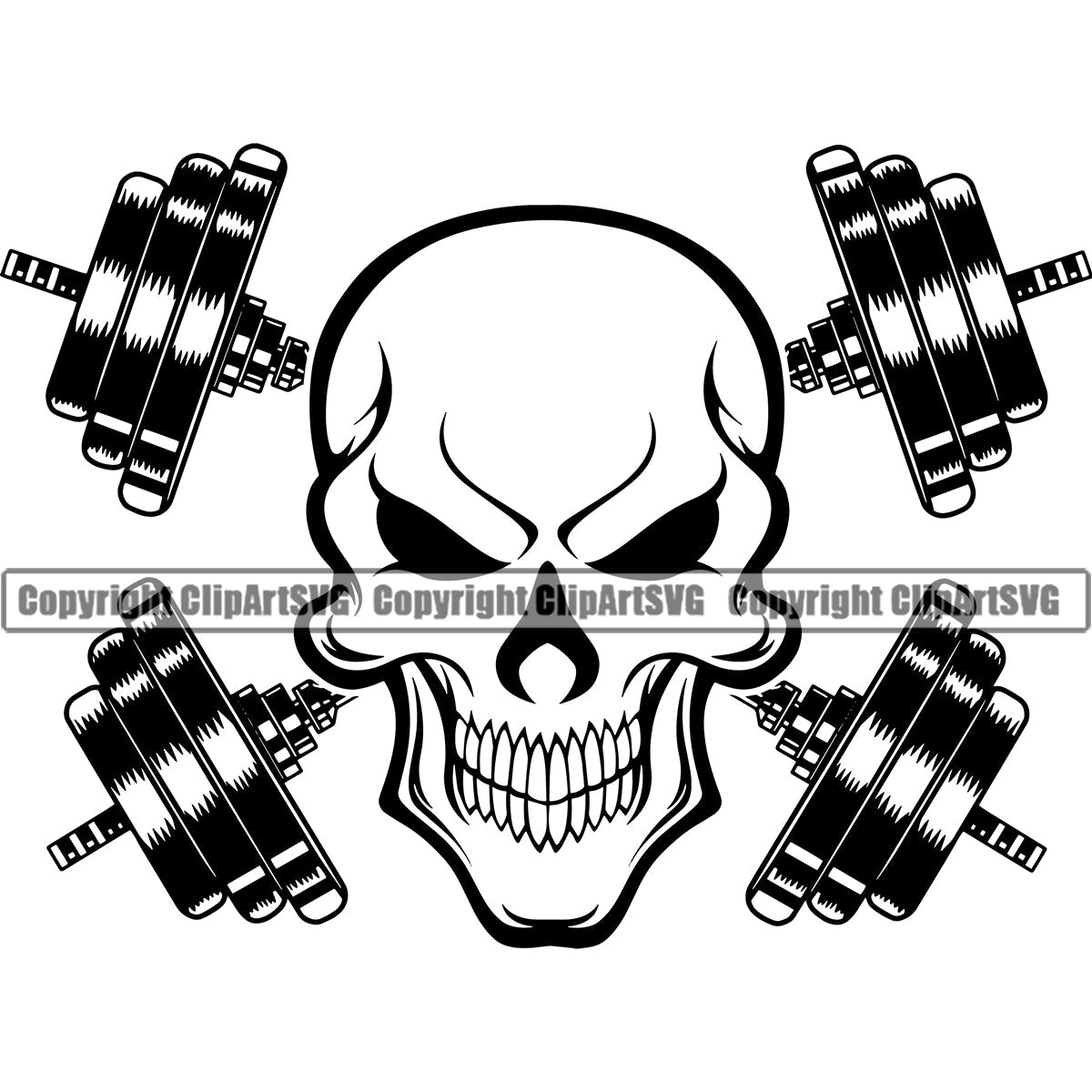 Bodybuilding Skeleton Skull Athlete Bodybuilder Fitness Trainer Gym ...