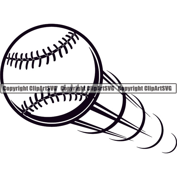 Baseball Motion Speed Lines ClipArt SVG – ClipArt SVG