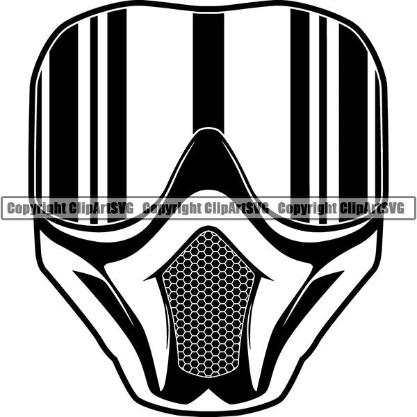 Sports Game Paintball Mask ClipArt SVG – ClipArt SVG