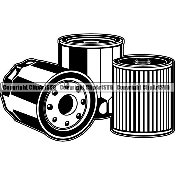 Mechanic Repair Shop Garage Oil Filter ClipArt SVG – ClipArt SVG