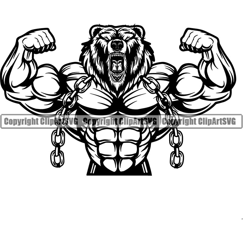 Animal Bodybuilding Logo